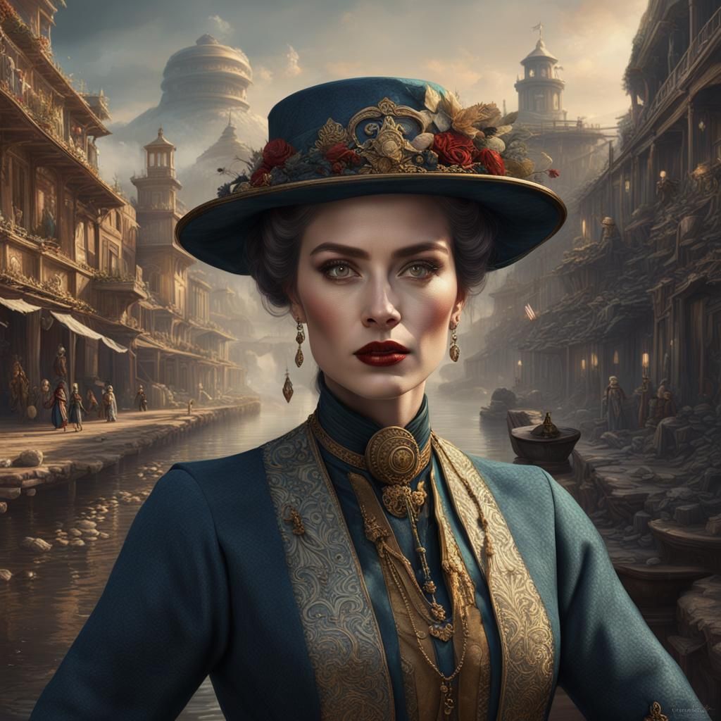 Portrait of a Time Traveler - AI Generated Artwork - NightCafe Creator