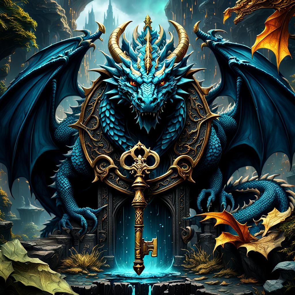 dragon key - AI Generated Artwork - NightCafe Creator