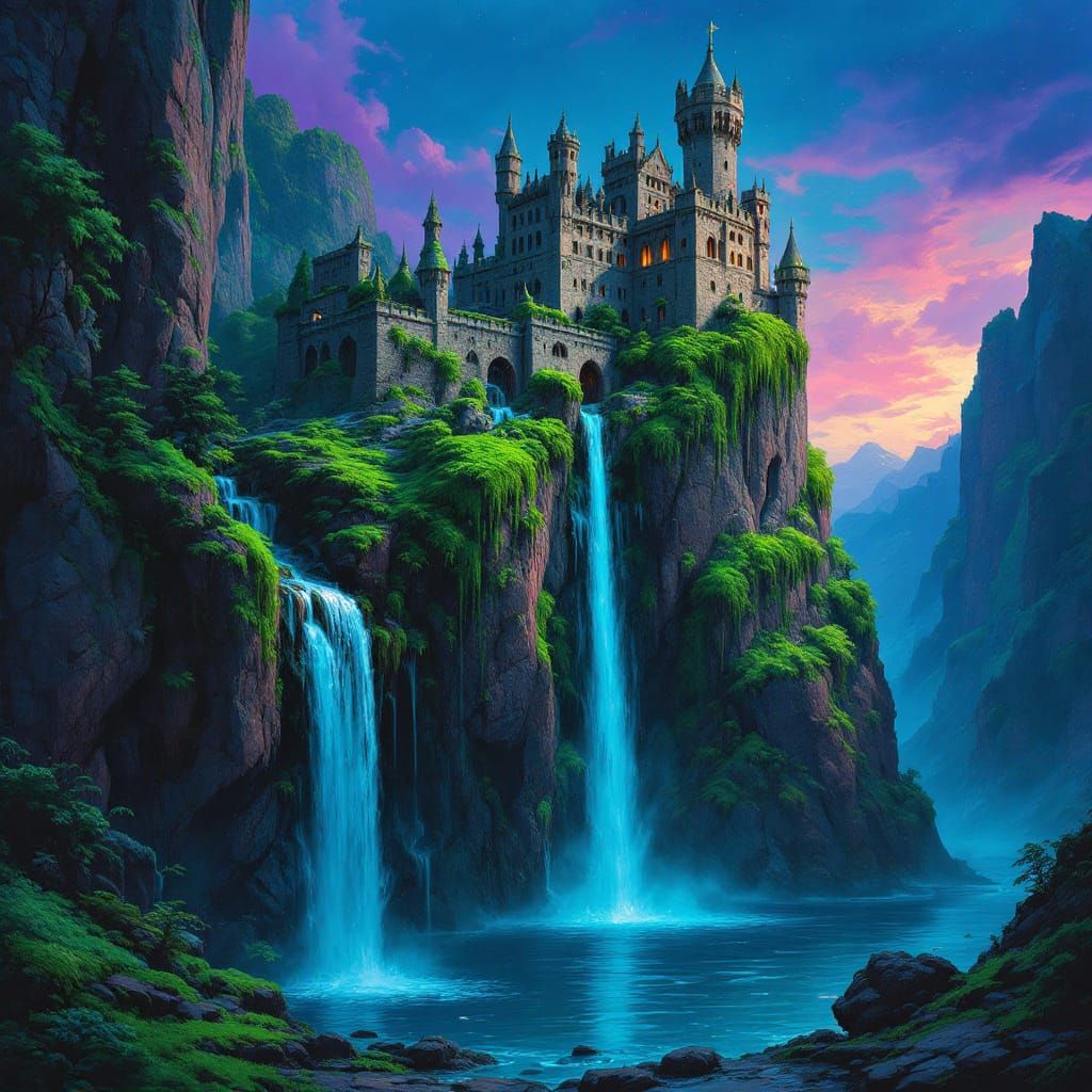 The Castle - Ethereal Castle Perched on Granite Cliff in Dre...