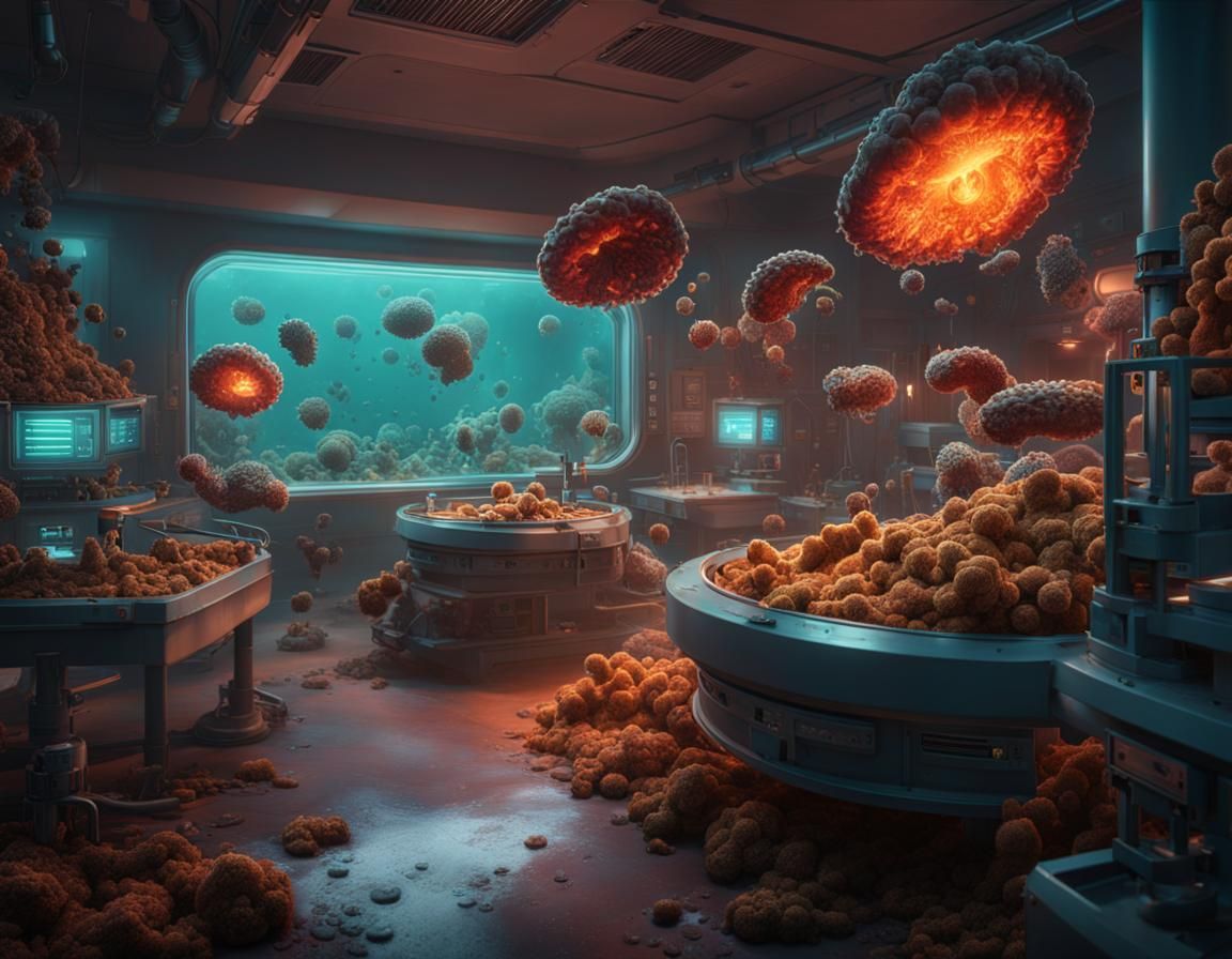 The accidental release of amoebas into the lab began to cause ...