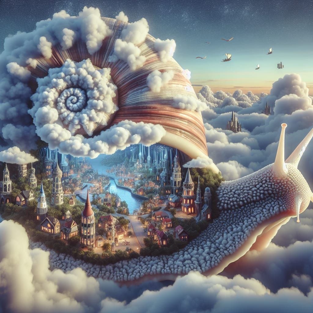 inside the shell, inside the clouds - AI Generated Artwork - NightCafe ...