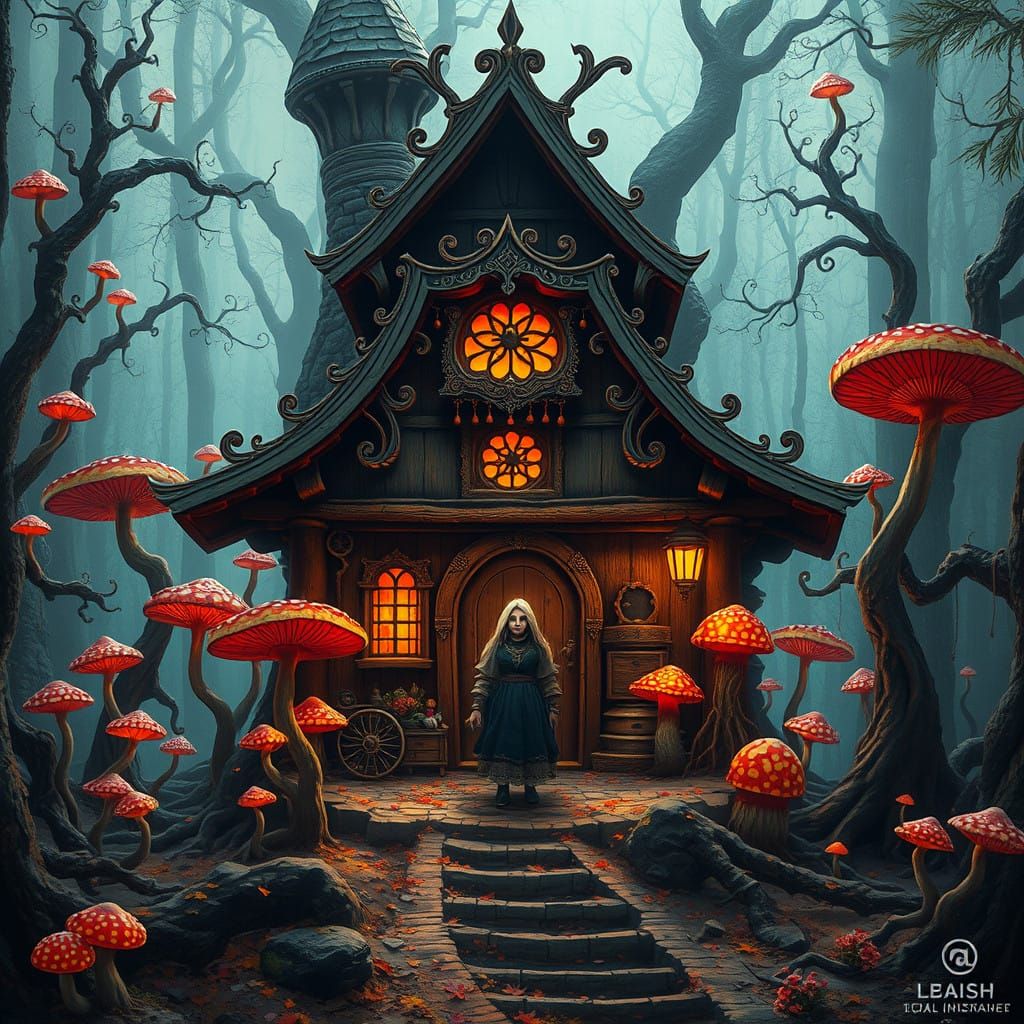 Witches House - Futuristic Witch's Hut in Mystical Forest