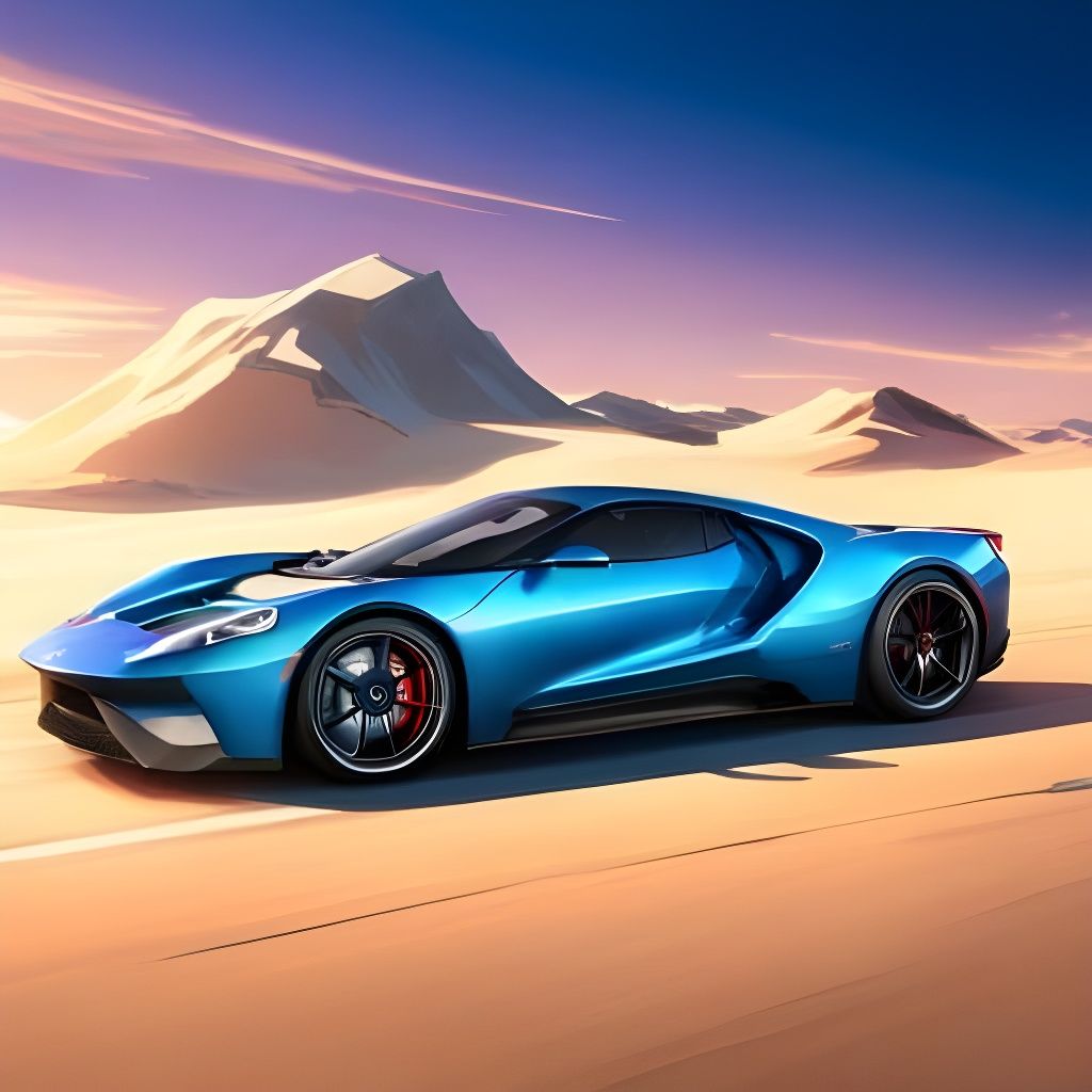 Ford GT - AI Generated Artwork - NightCafe Creator