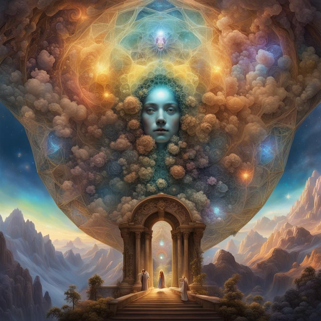 sacred geometry in human anatomy - AI Generated Artwork - NightCafe Creator