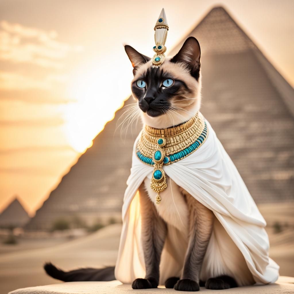 Siamese Queen - AI Generated Artwork - NightCafe Creator