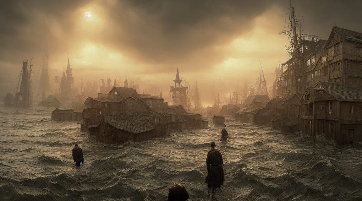 The great flood : r/nightcafe