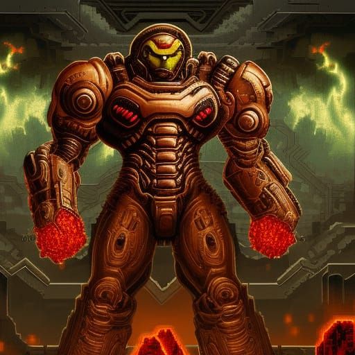 Doom fanart - AI Generated Artwork - NightCafe Creator