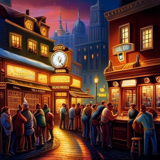 Tavern 4 - AI Generated Artwork - NightCafe Creator