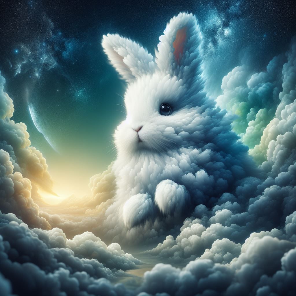 Rabbit Heaven - AI Generated Artwork - NightCafe Creator