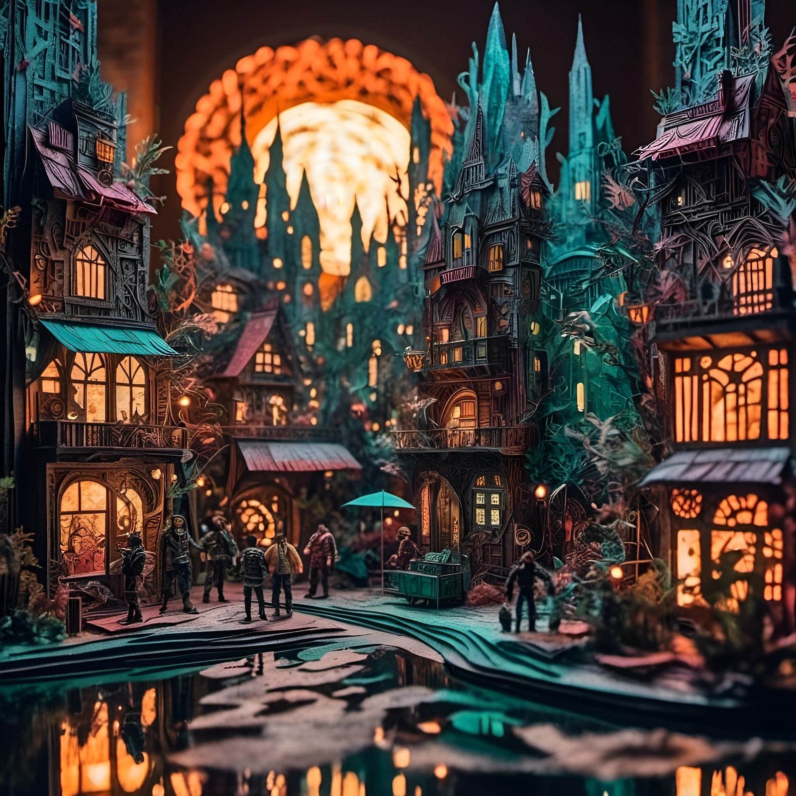 Papercraft☘️ - AI Generated Artwork - NightCafe Creator