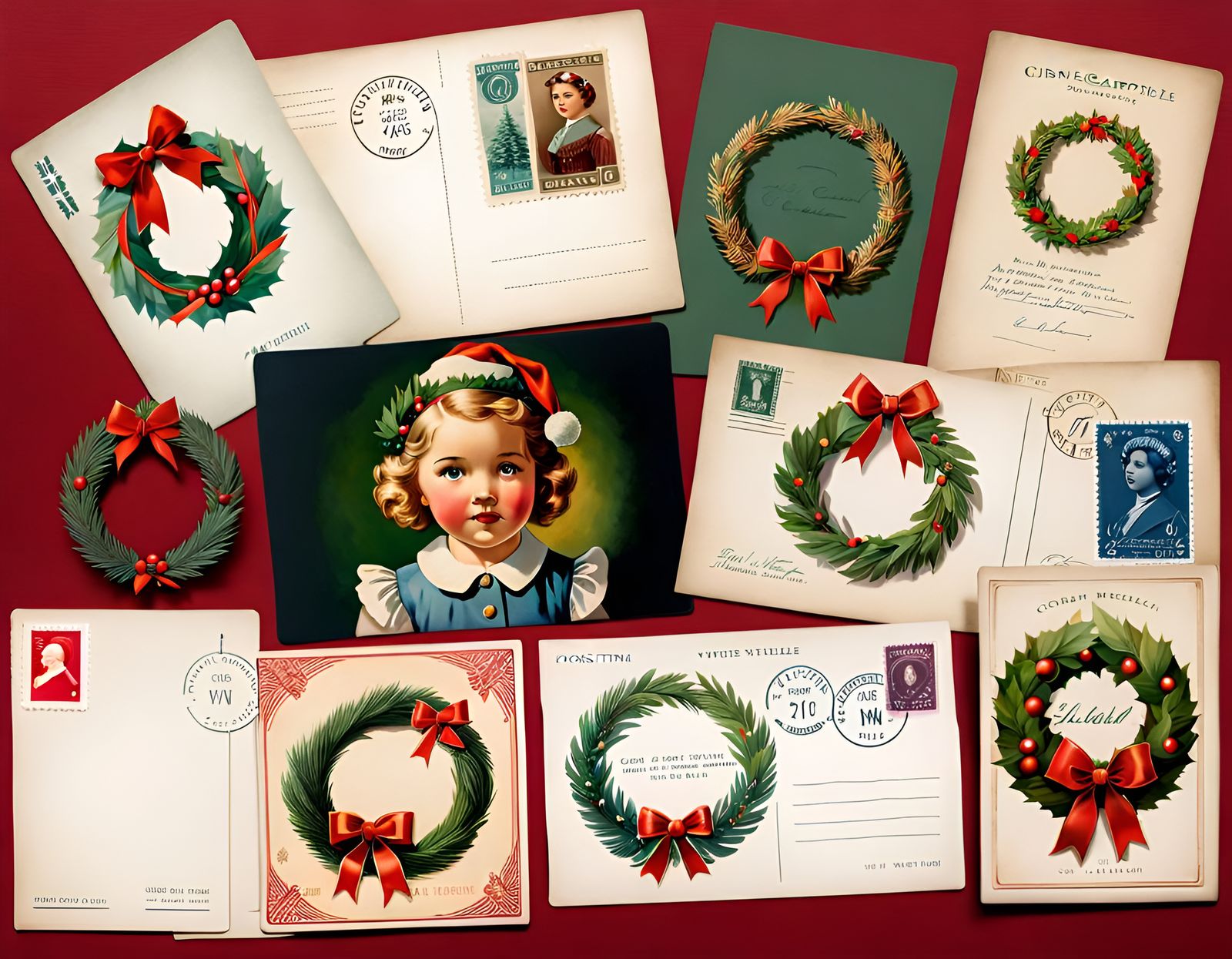 Vintage Postcards - AI Generated Artwork - NightCafe Creator