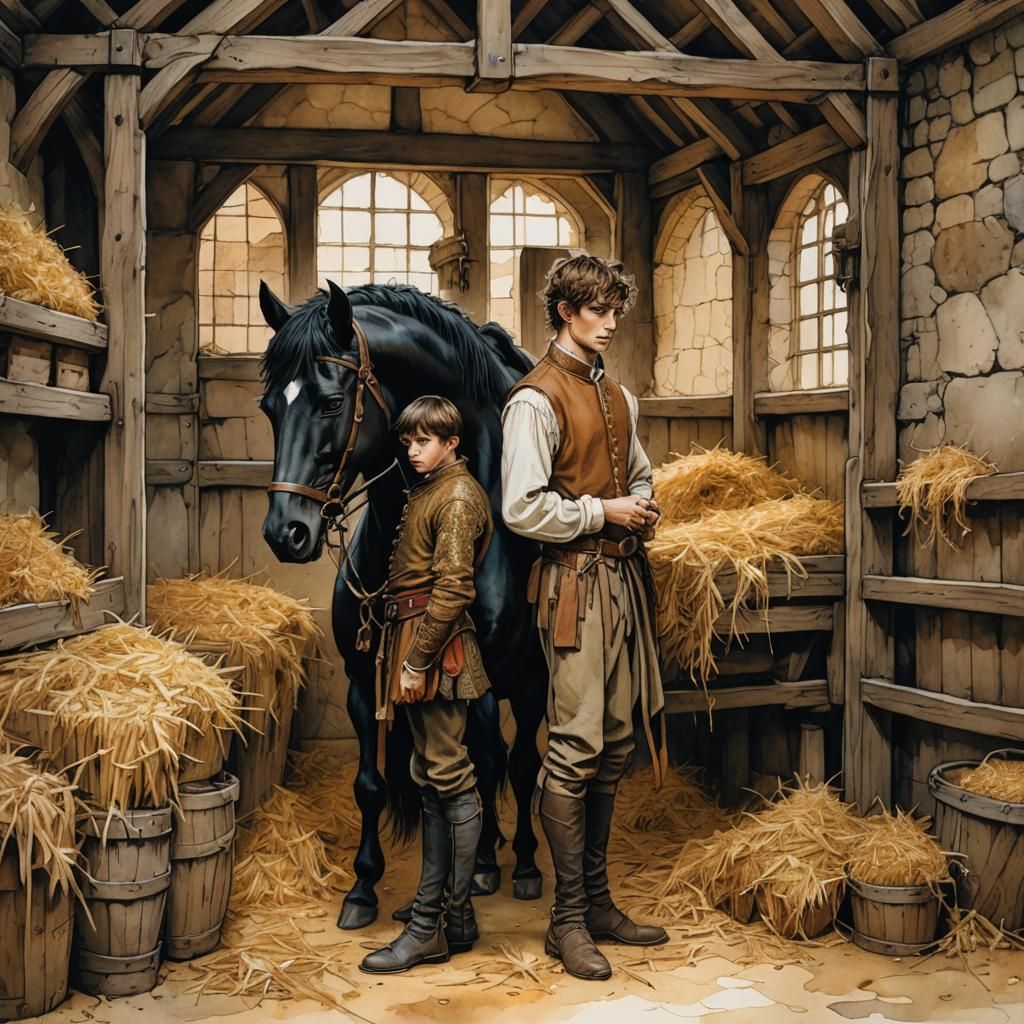 Stable's boys - AI Generated Artwork - NightCafe Creator