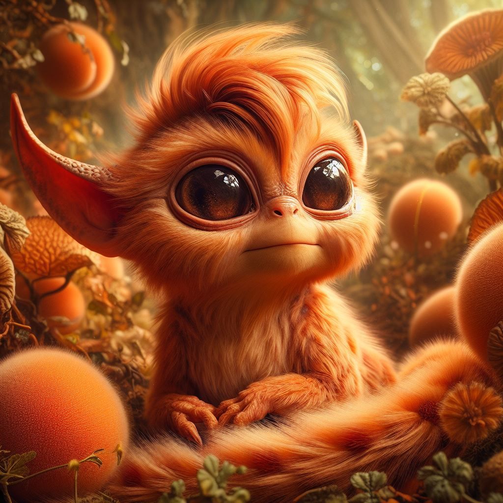 Fruit Creatures : Apricot - AI Generated Artwork - NightCafe Creator