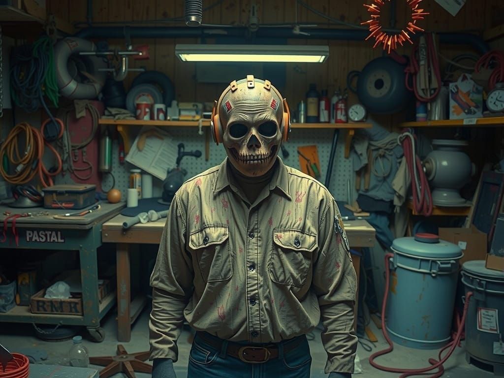 Leatherface Meets Where's Waldo in a Horrorcore Ga... - AI Art