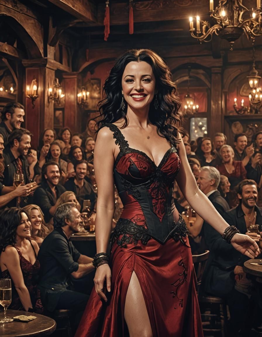 April Roberts Performing at the Black Aristocat in Eastgarde - AI Generated Artwork - NightCafe ...