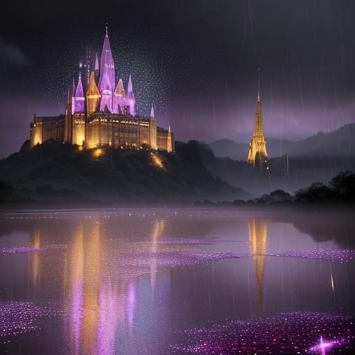 aglow, mauve, sparkling, radiant, elegant, aglitter, majestic, shiny ...