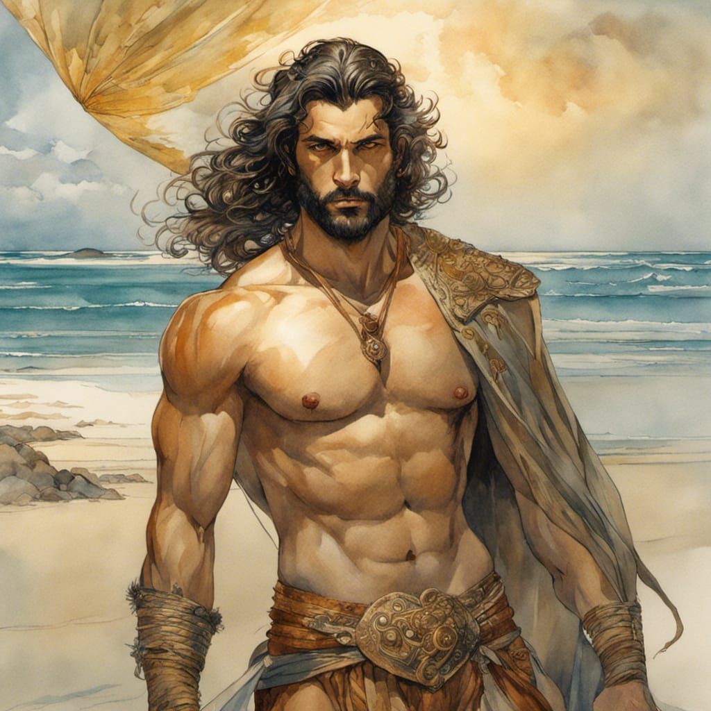 handsome man - AI Generated Artwork - NightCafe Creator