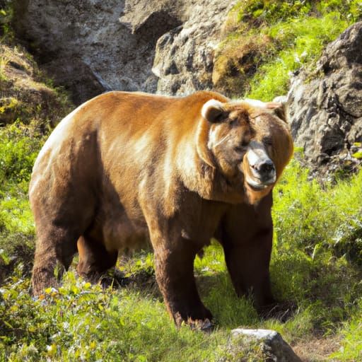Kodiak bear - AI Generated Artwork - NightCafe Creator