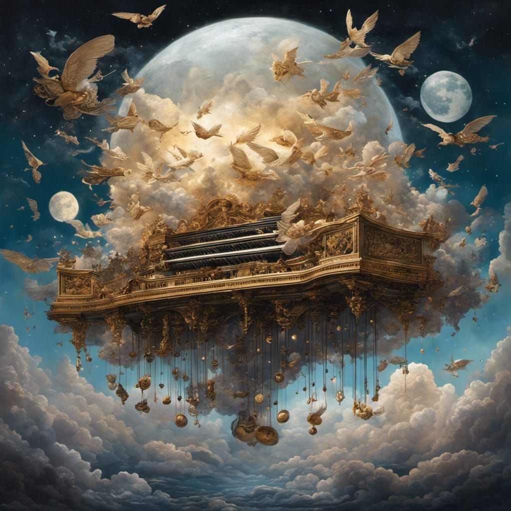Enchanting Giant Instrument - AI Generated Artwork - NightCafe Creator