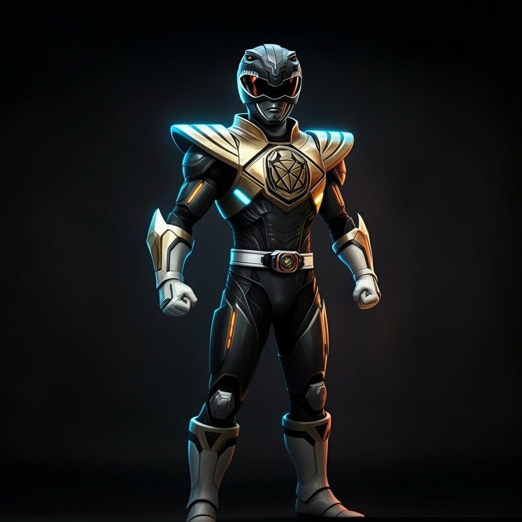 Black power ranger costume - Black power ranger costume