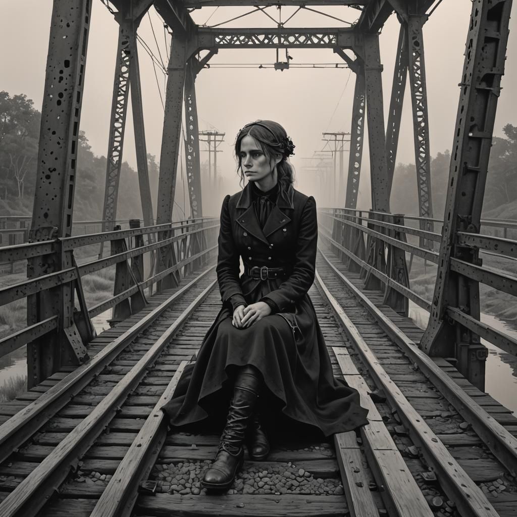 Greg Rutkowski Caspar David Friedrich monochromatic maximalism s ...