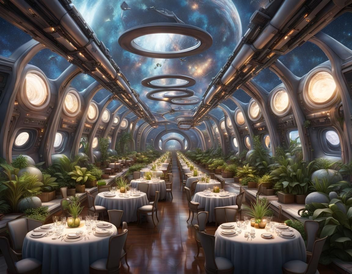 The Future of Dining - AI Generated Artwork - NightCafe Creator