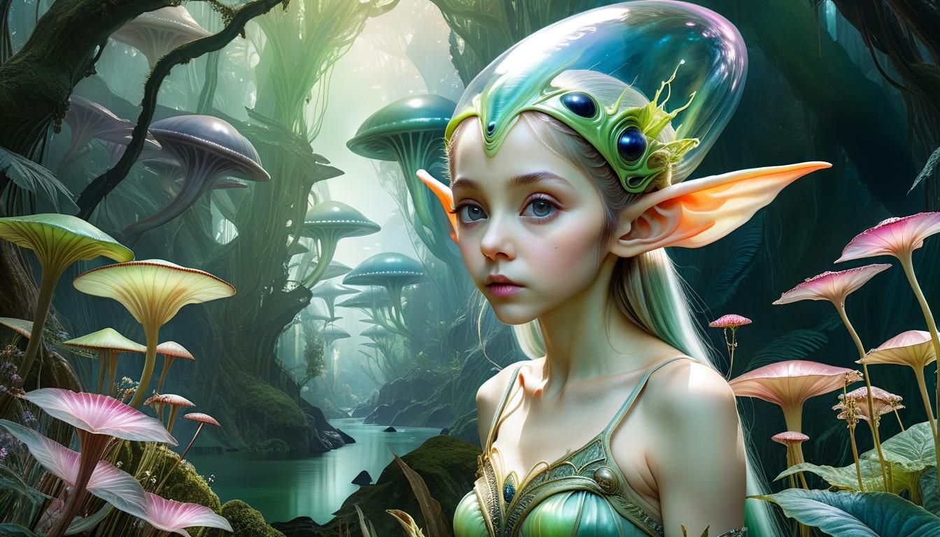 Alien Elf - AI Generated Artwork - NightCafe Creator