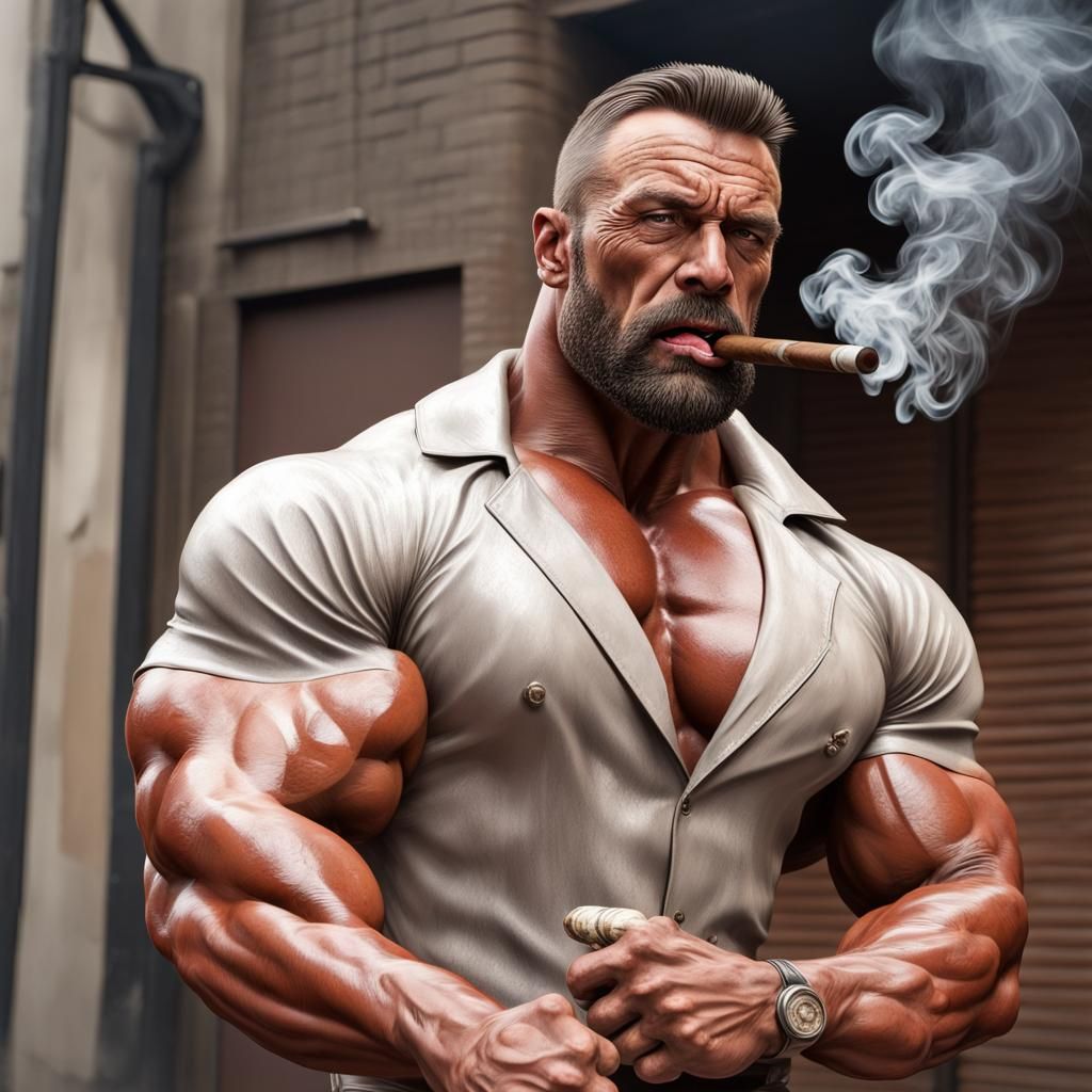 Cigar man - AI Generated Artwork - NightCafe Creator