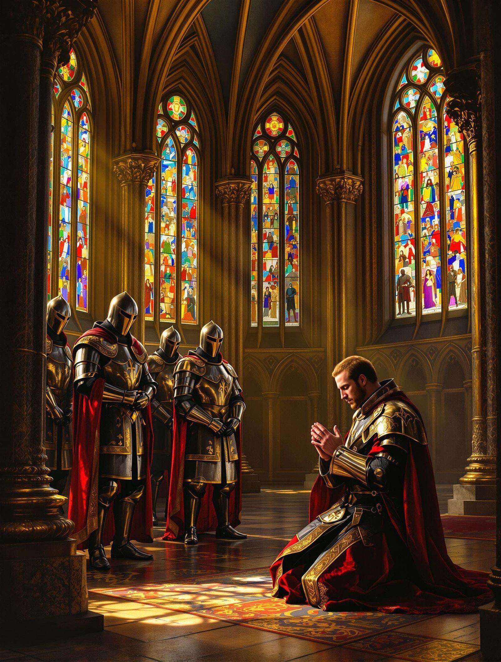 The Murder of Thomas Beckett - Majestic Cathedral, Knights i...