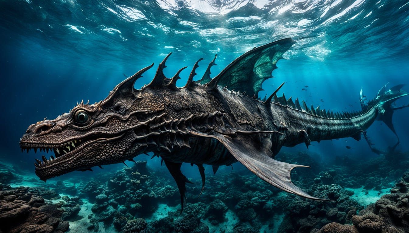 Sea Dragon - Pirate's Enemy: Underwater Sea Creature in Awe ...