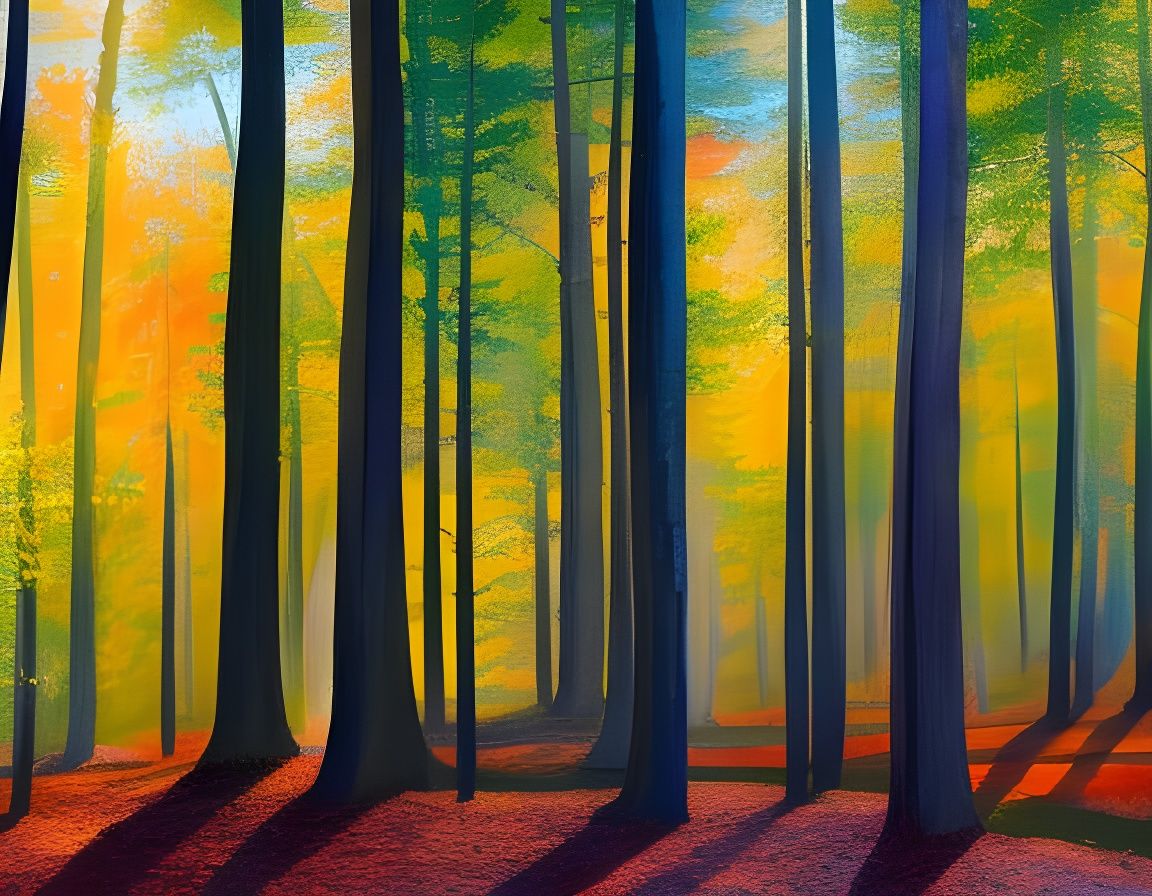 Forestscape - XI - AI Generated Artwork - NightCafe Creator