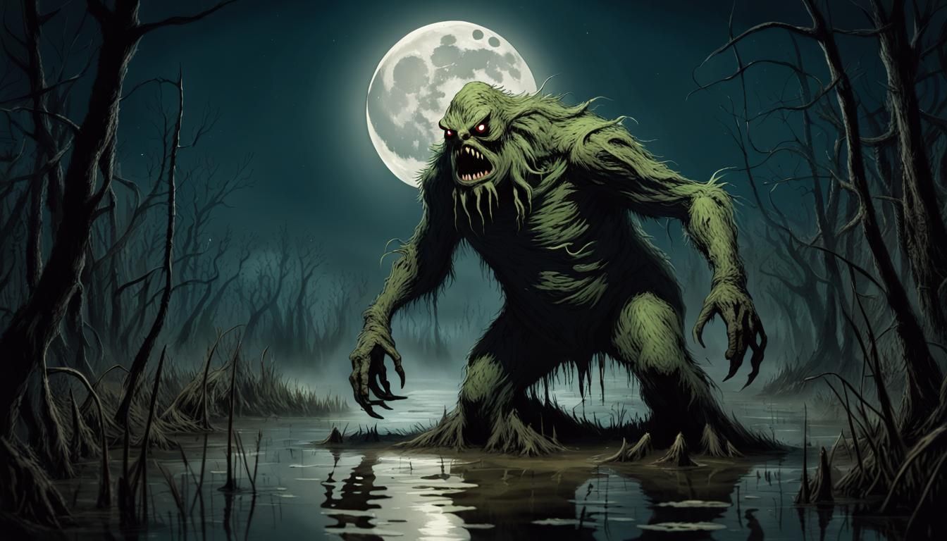 Swamp Monster - AI Generated Artwork - NightCafe Creator