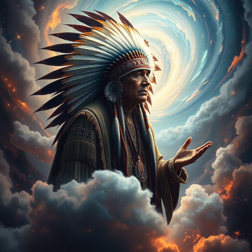 Native American intelligence creates the Universes, Psychological, UHD ...