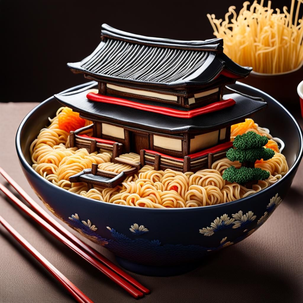 Ramen Village 7 - AI Generated Artwork - NightCafe Creator