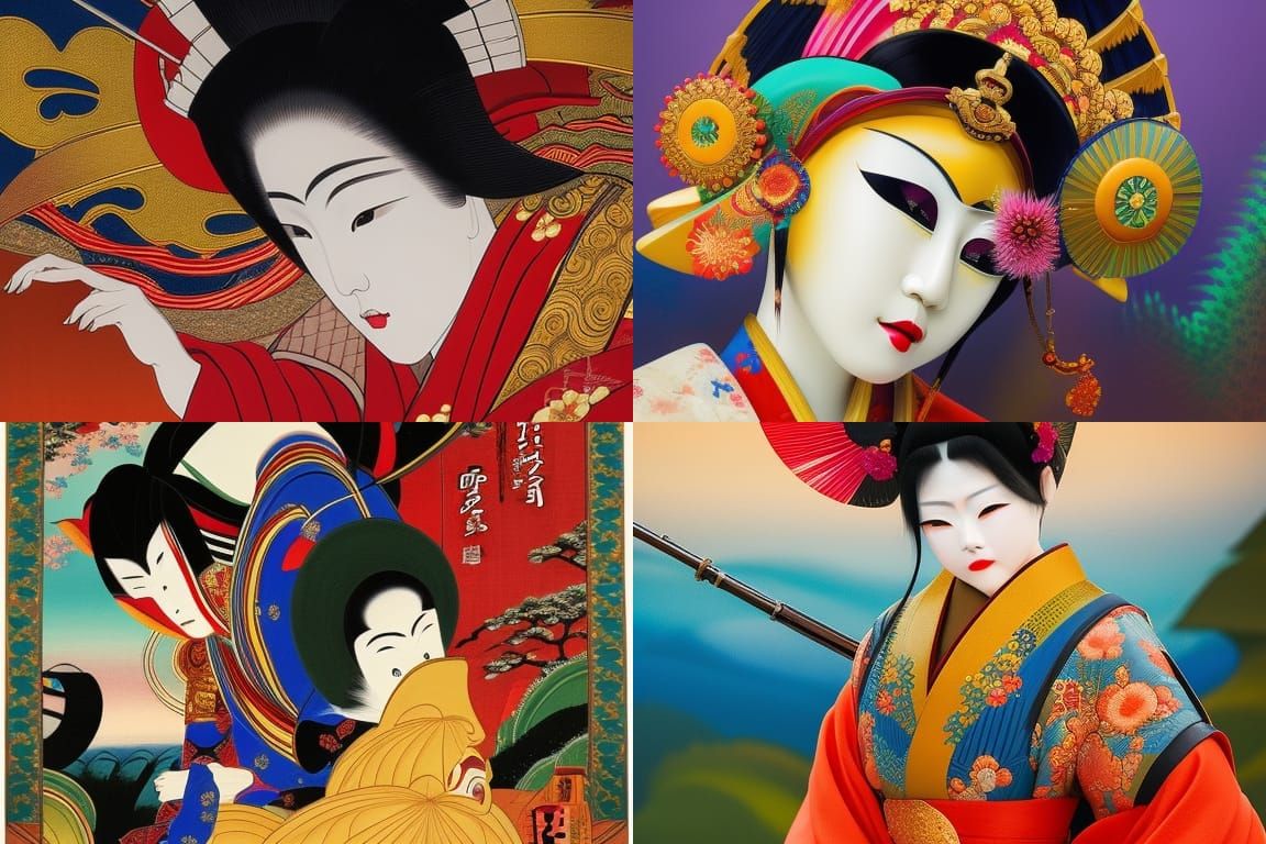 Japanese Lady - AI Generated Artwork - NightCafe Creator