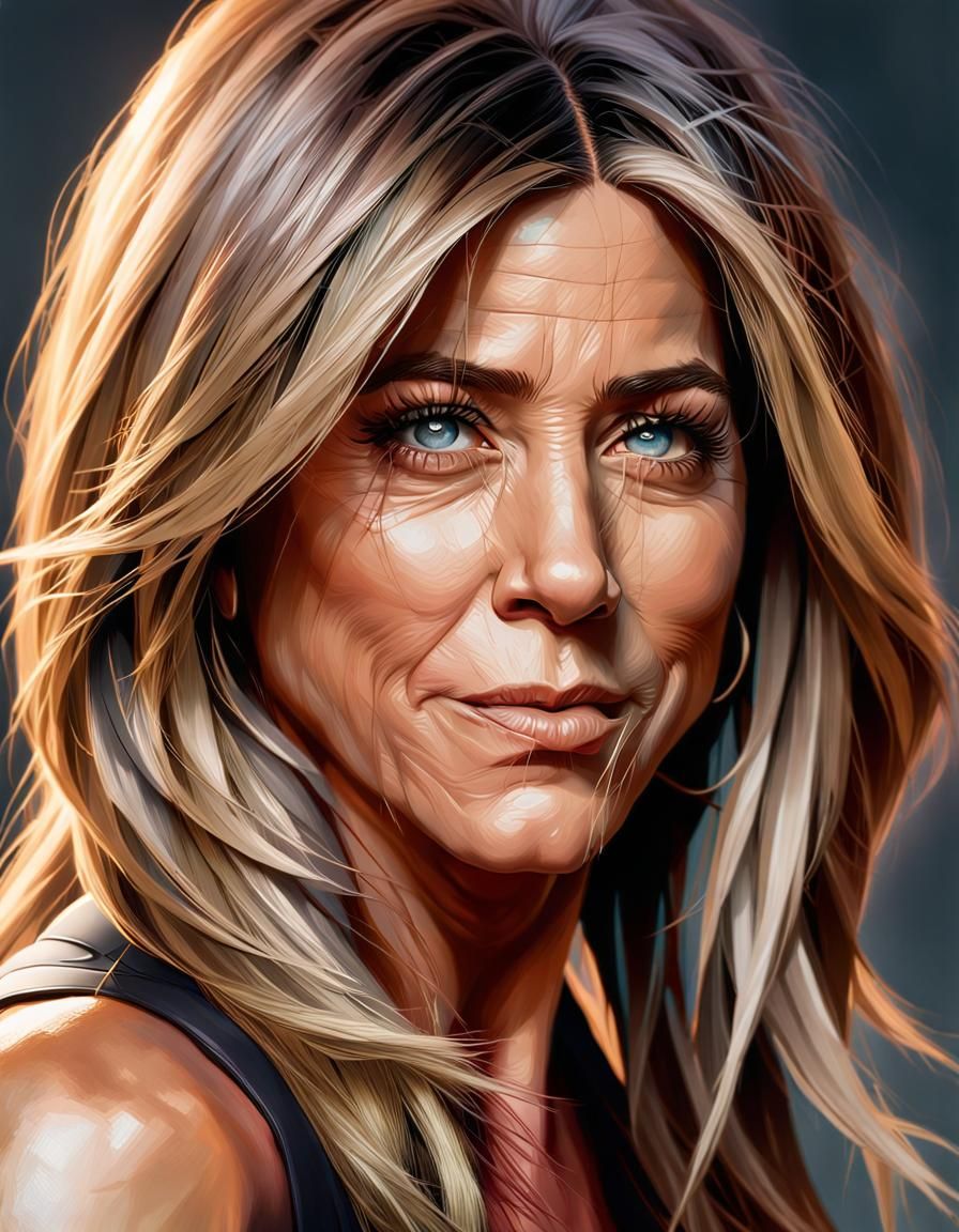 Old Jennifer Aniston - AI Generated Artwork - NightCafe Creator