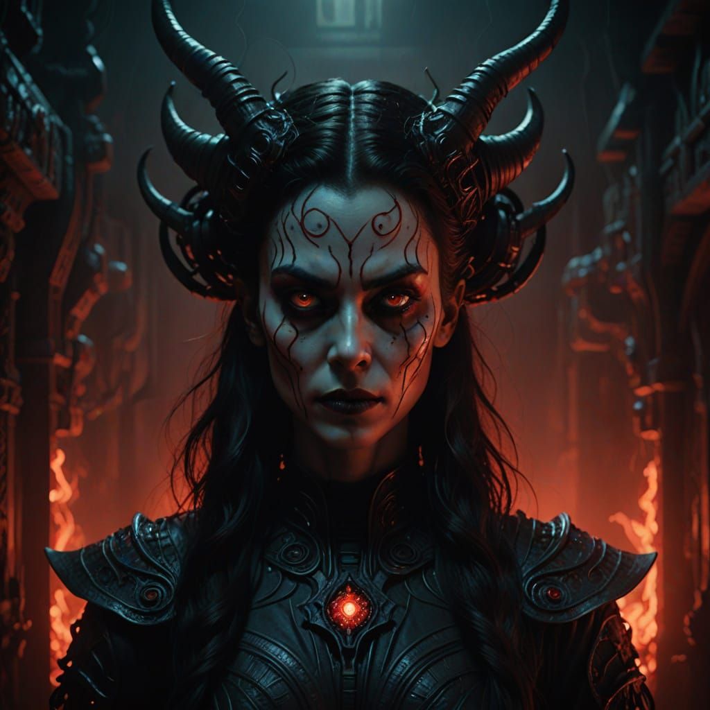 Ethereal Israeli Princess Demon in Cinematic Film ... - AI Art