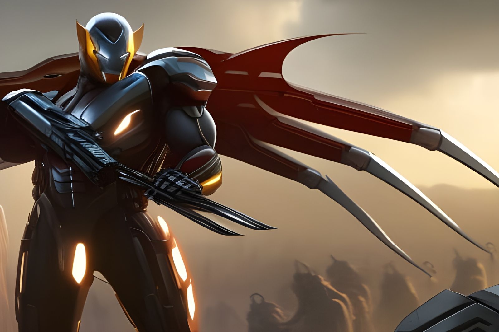 Wolverine mixed with Iron Man (IV) - AI Generated Artwork - NightCafe ...