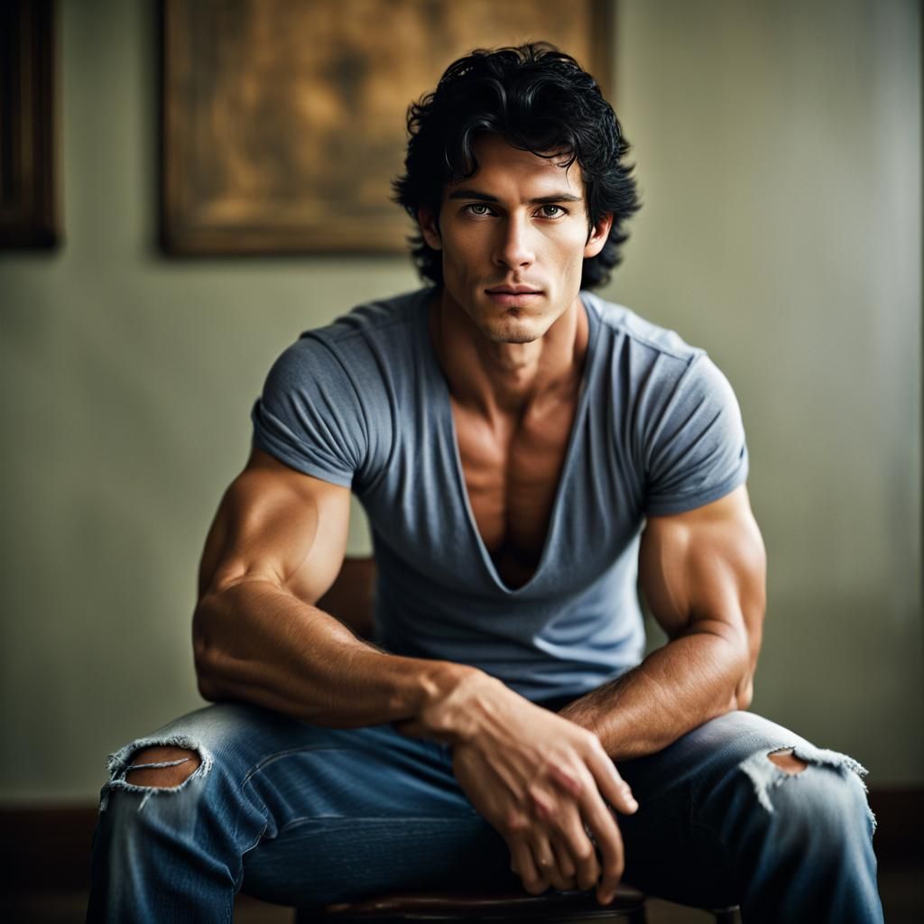 Buff man - AI Generated Artwork - NightCafe Creator