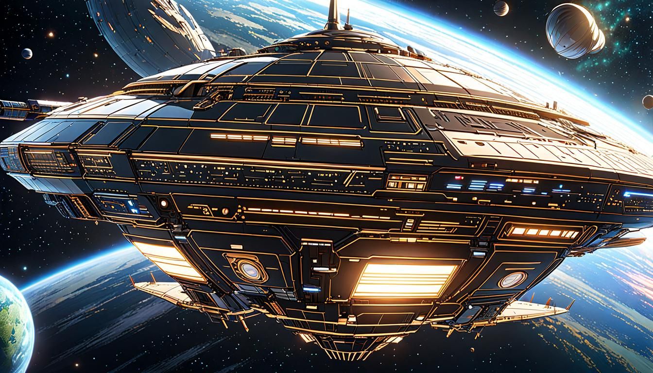 Spaceship - AI Generated Artwork - NightCafe Creator