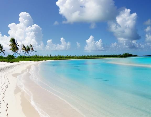 tabwakea beach kiribati - AI Generated Artwork - NightCafe Creator