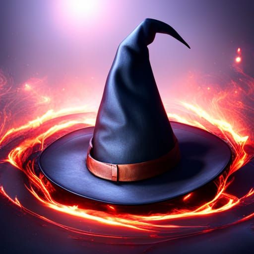 Burning Hat - AI Generated Artwork - NightCafe Creator