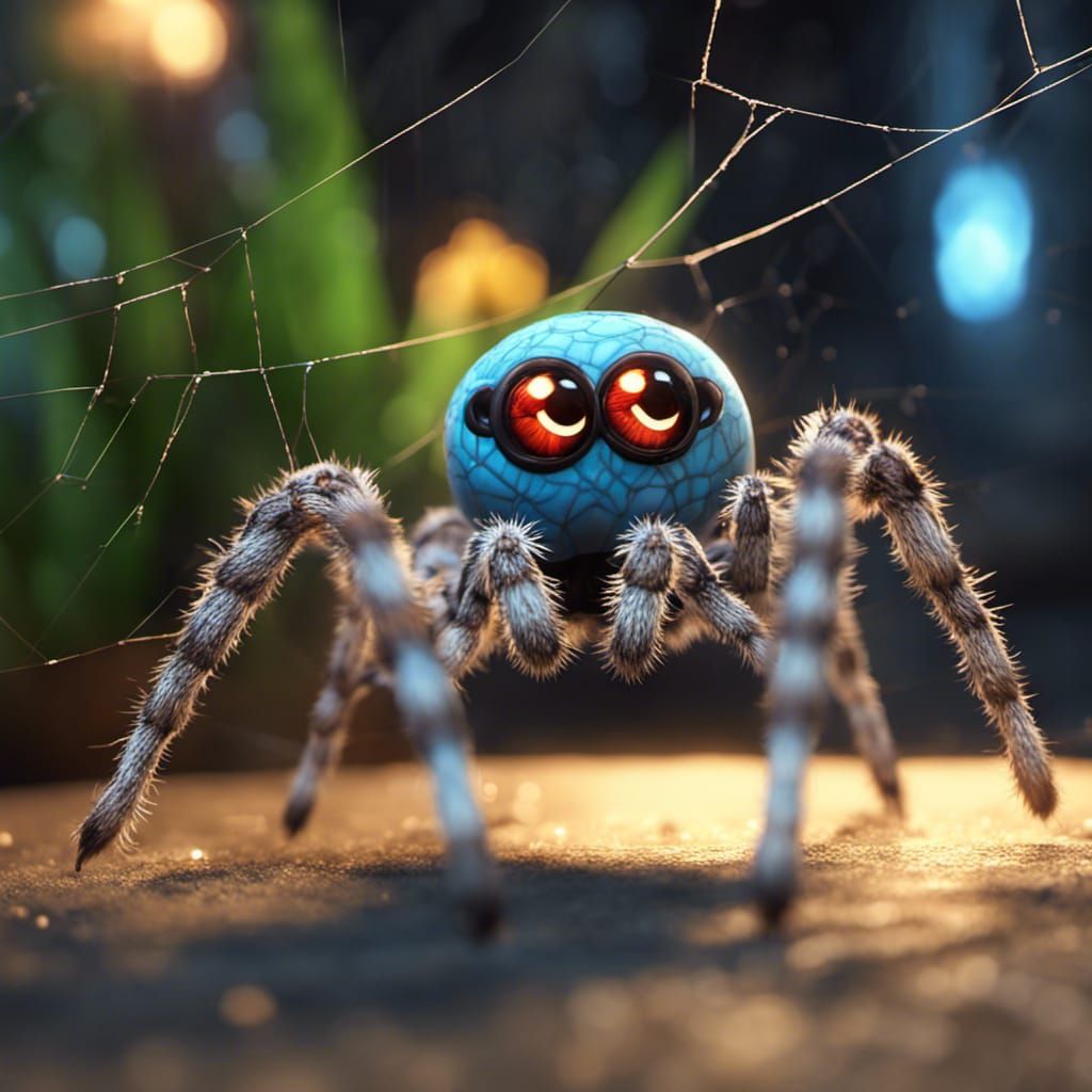 Furry Spider - AI Generated Artwork - NightCafe Creator