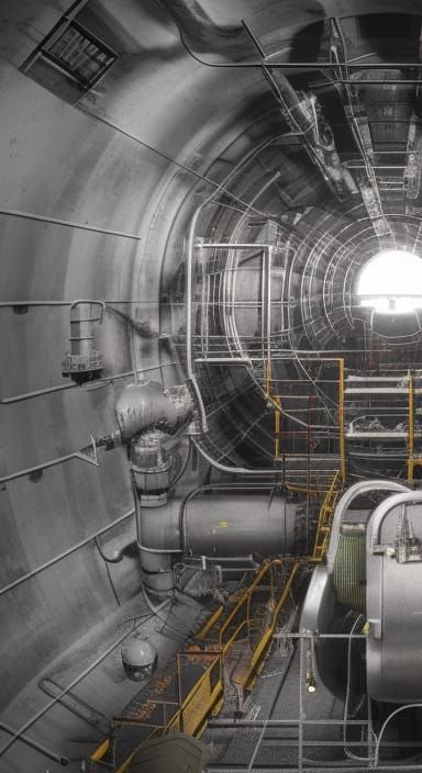 blueprint, underground nuclear reactor