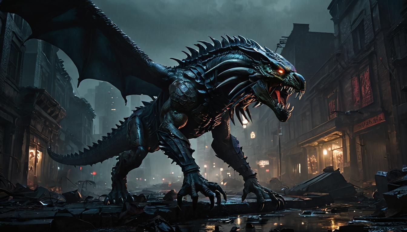 chaos of an alien dragon - chaos of an alien dragon