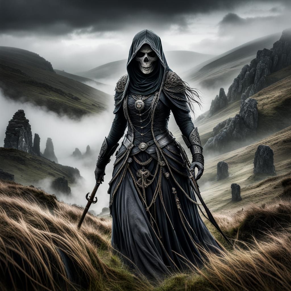 Gwrach y Rhibyn, spirit of Welsh folklore, is closely linked to death ...