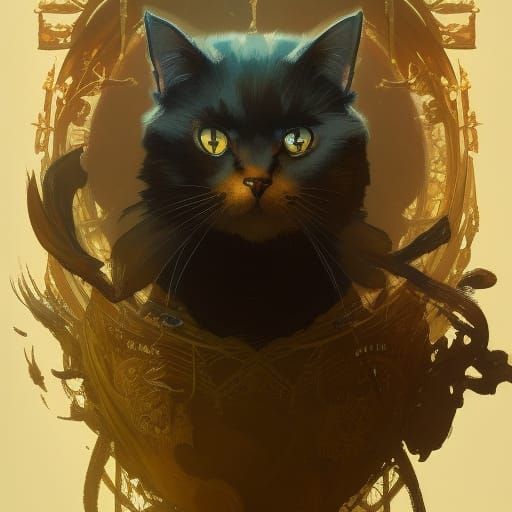 glorious cat - AI Generated Artwork - NightCafe Creator