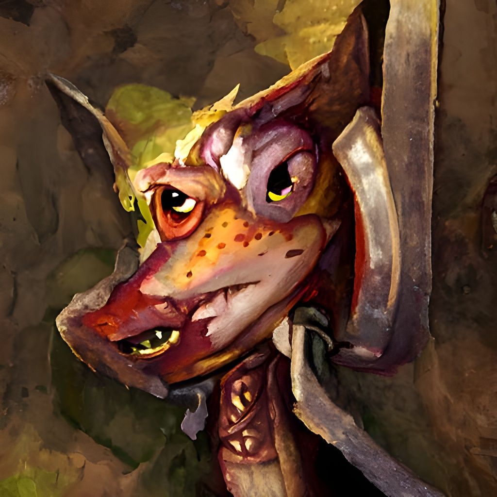 Kobold portrait - AI Generated Artwork - NightCafe Creator