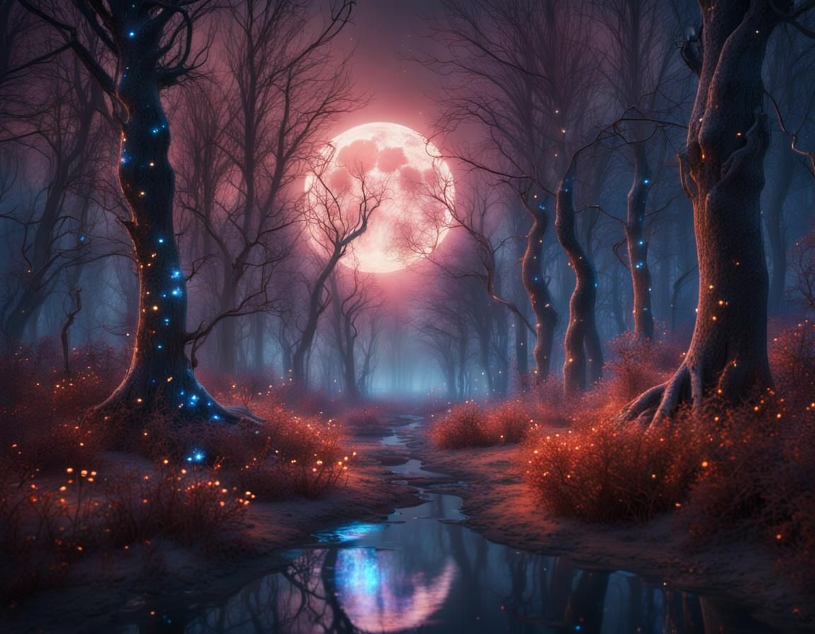 Enchanted Forest - AI Generated Artwork - NightCafe Creator