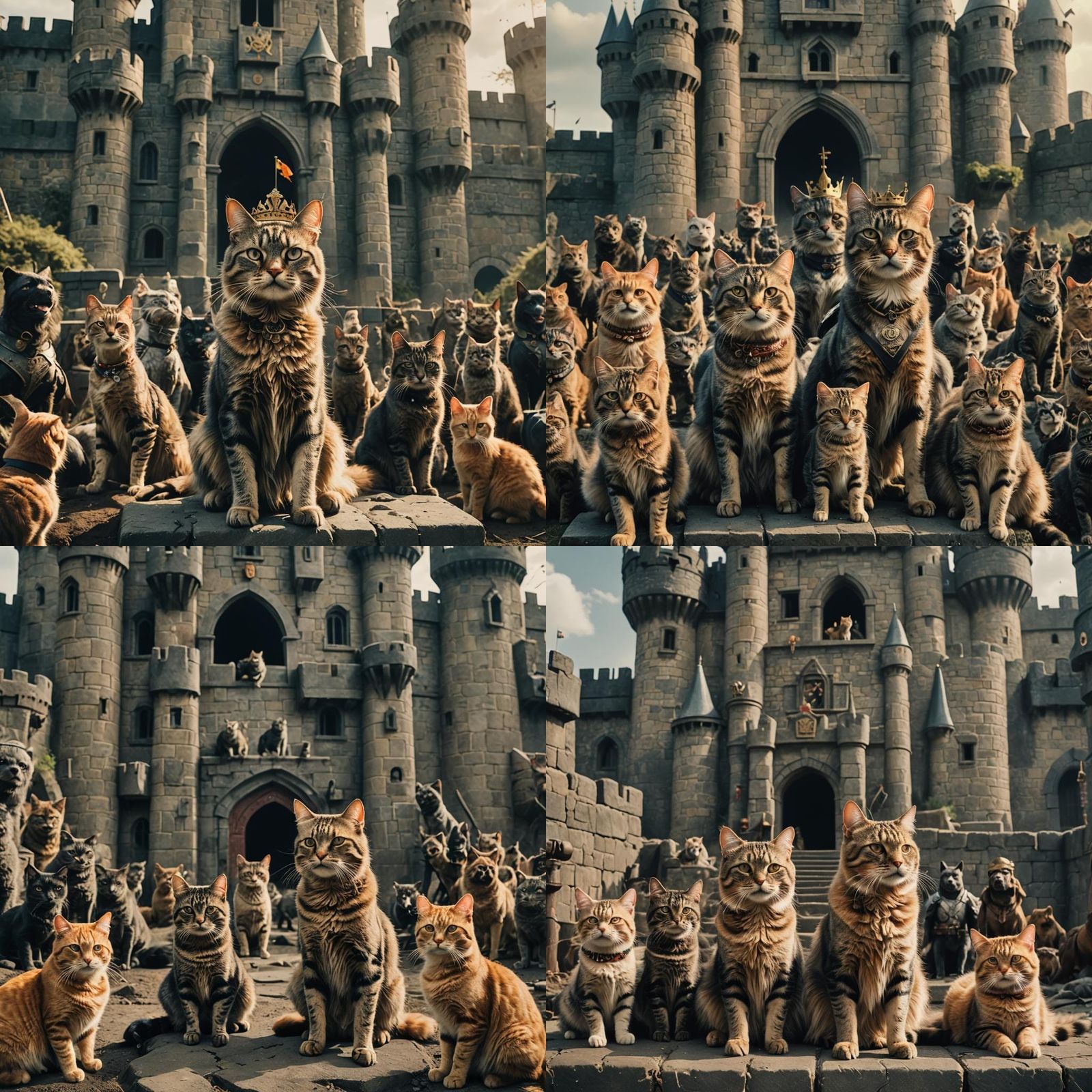 Cat & Castle - AI Generated Artwork - NightCafe Creator